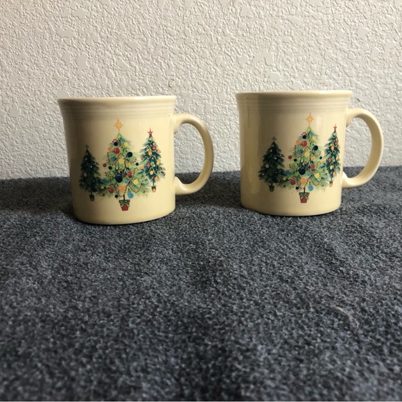 Fiestaware | Dining | 2 Fiesta Fiestaware Christmas Tree Three Trees 2 ...